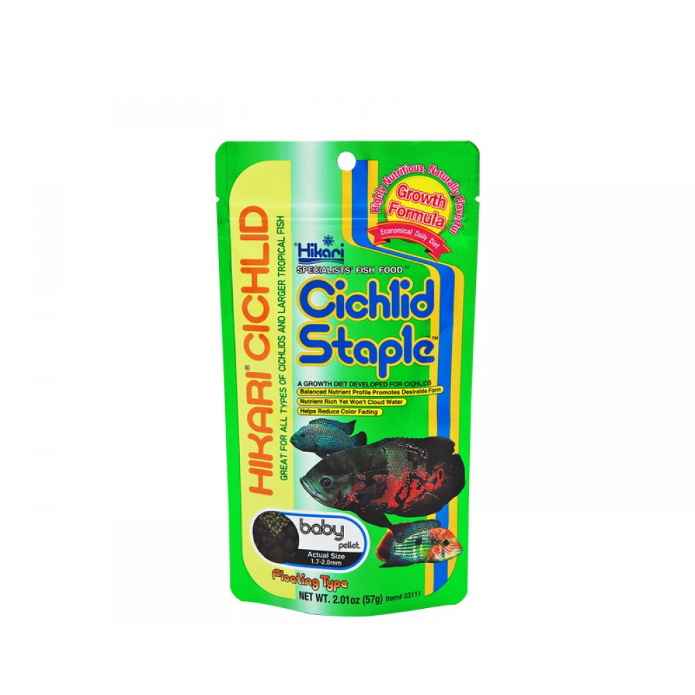 Dieta zilnică, ciclide mici, peleti plutitori, HIKARI CICHLID STAPLE ...